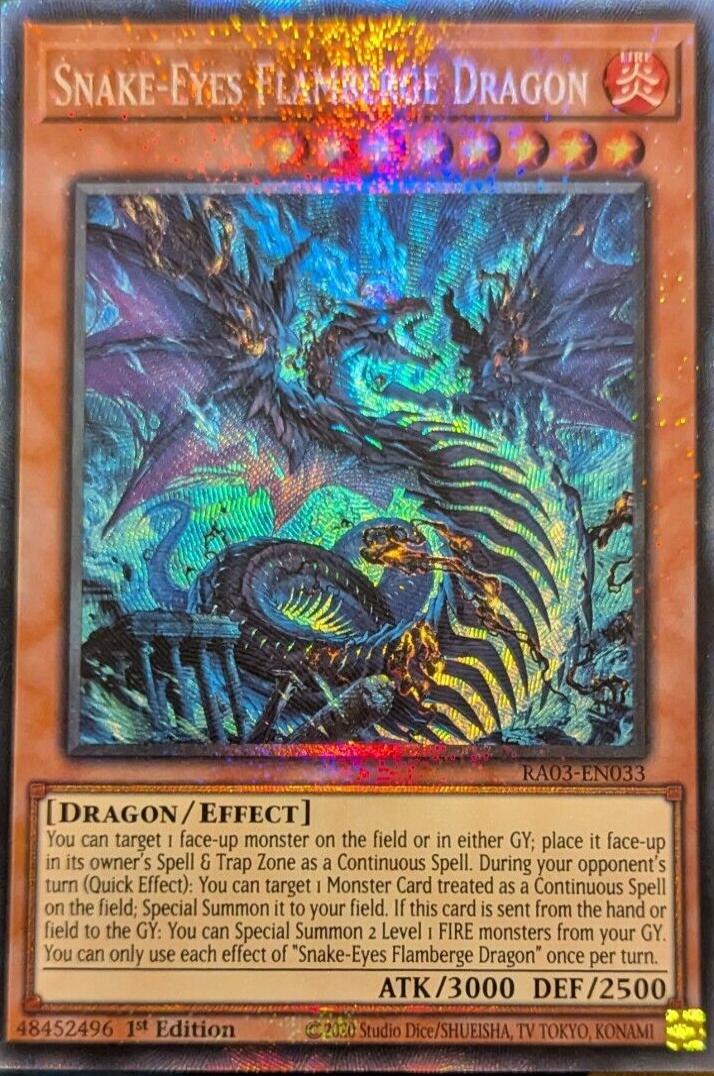 Snake-Eyes Flamberge Dragon [Collector's Rare] RA03-EN033 Prices ...