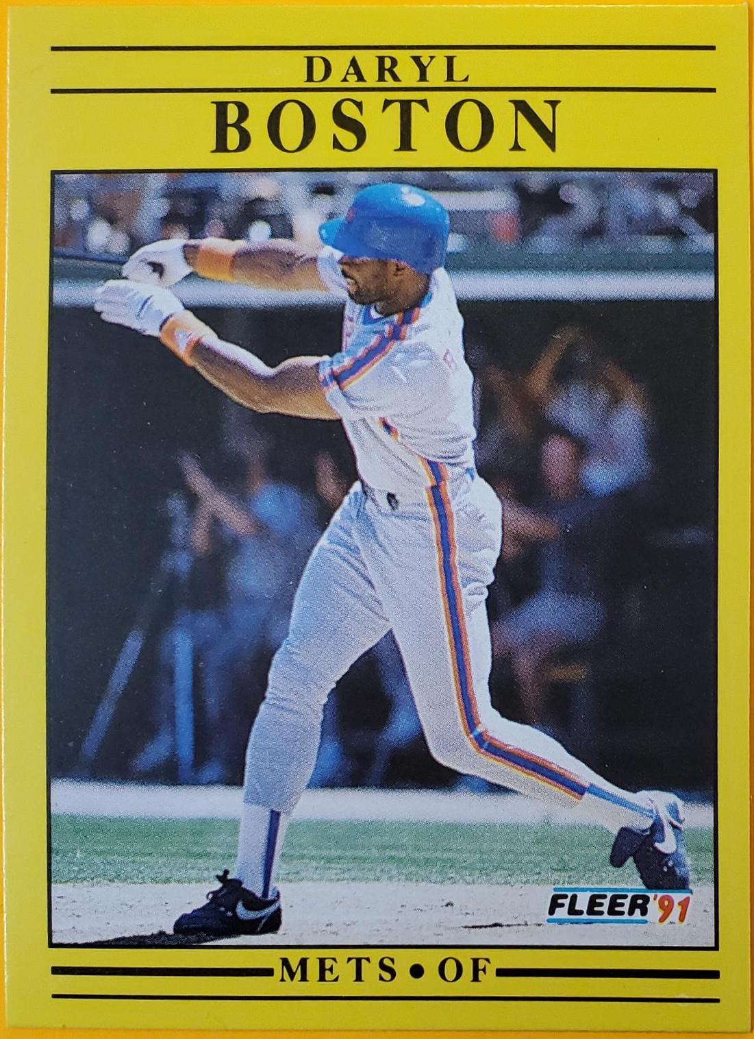 Daryl Boston #140 Prices | 1991 Fleer | Baseball Cards