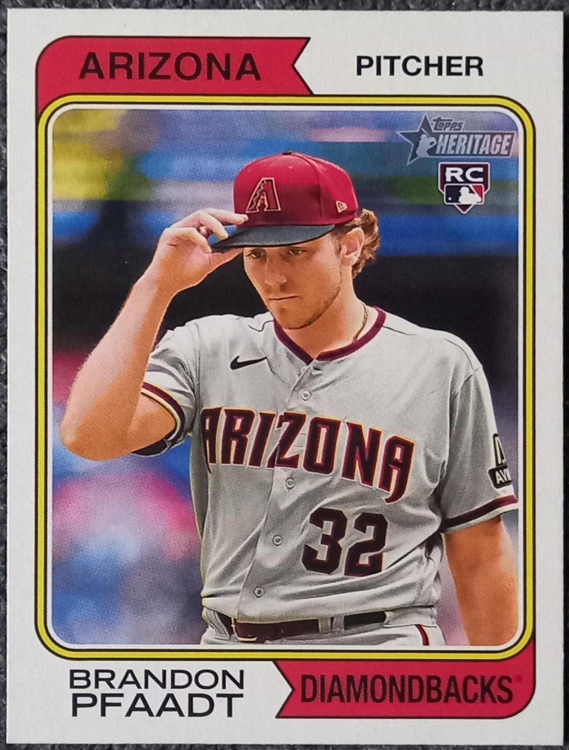 Brandon Pfaadt #637 Prices [Rookie] | 2023 Topps Heritage | Baseball Cards