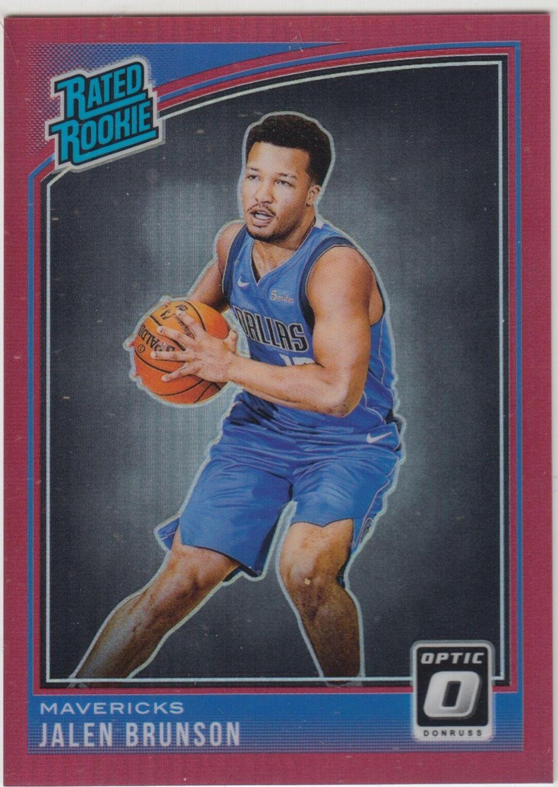 Jalen Brunson [Red] #179 Prices | 2018 Panini Donruss Optic ...