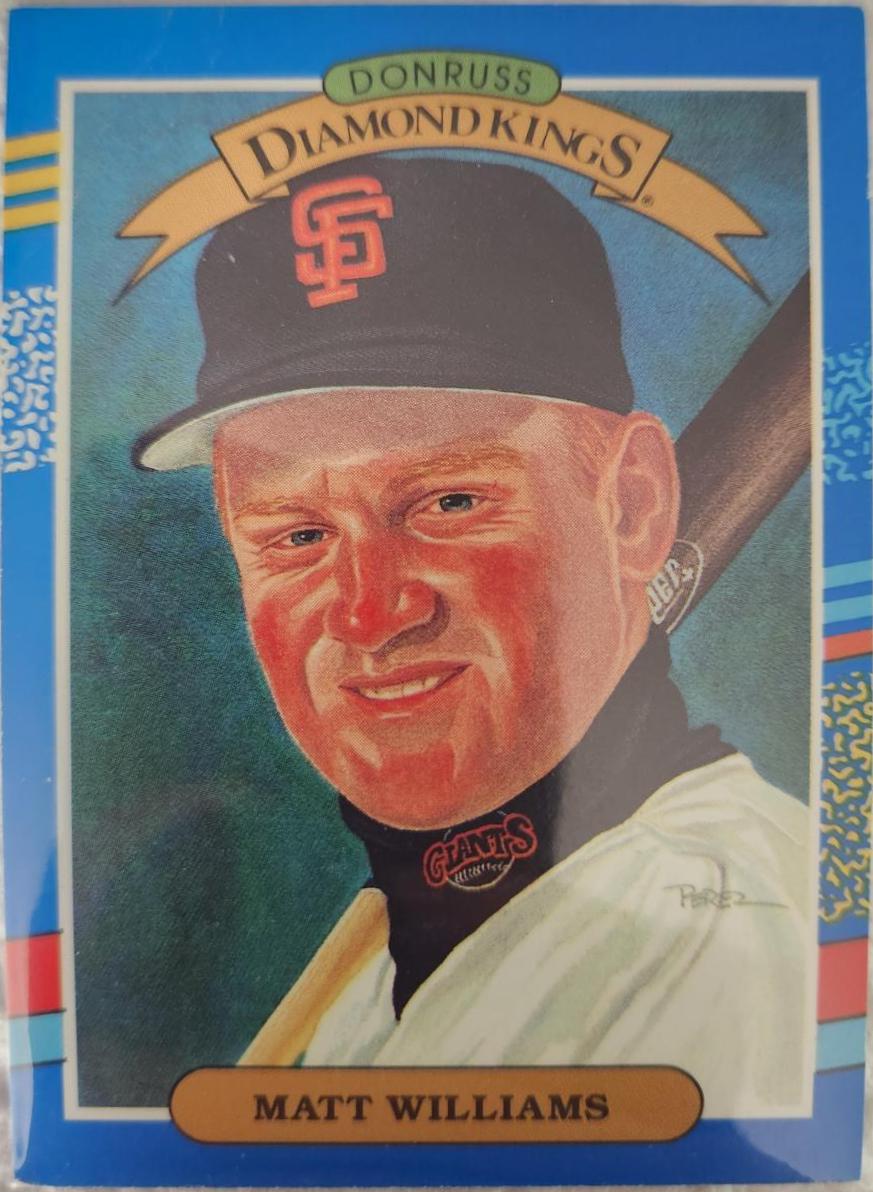Matt Williams #18 Prices | 1991 Donruss Diamond Kings | Baseball Cards