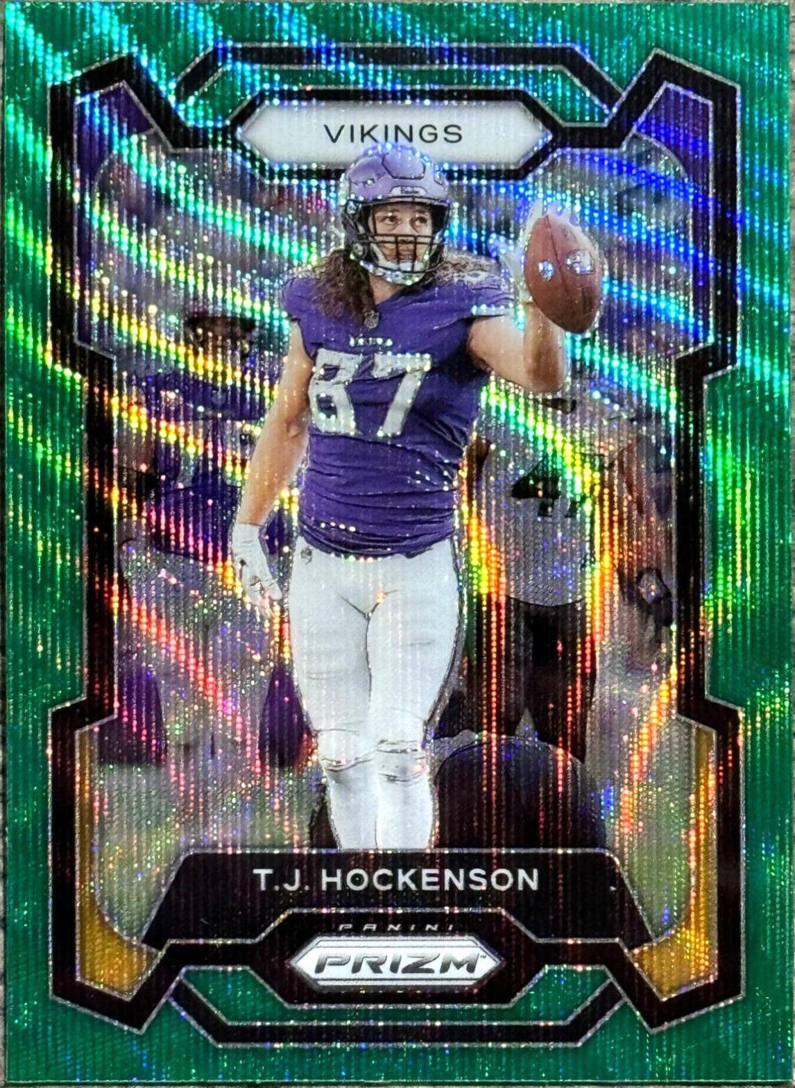 T. J. Hockenson [Green Wave] #198 Prices | 2023 Panini Prizm | Football ...