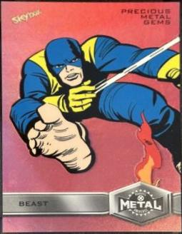 Beast [Red] #105 Prices | Marvel 2021 X-Men Metal Universe | Marvel Cards