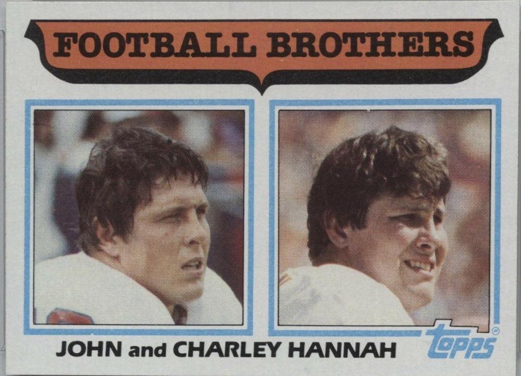 Football Brothers [John & Charley Hannah] #267 Prices | 1982 Topps ...