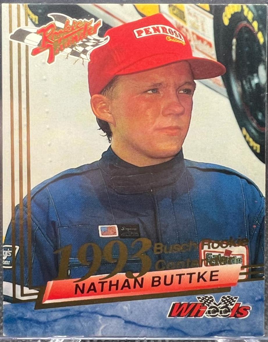 Nathan Buttke #43 Prices | 1993 Wheels Rookie Thunder NASCAR | F1 ...