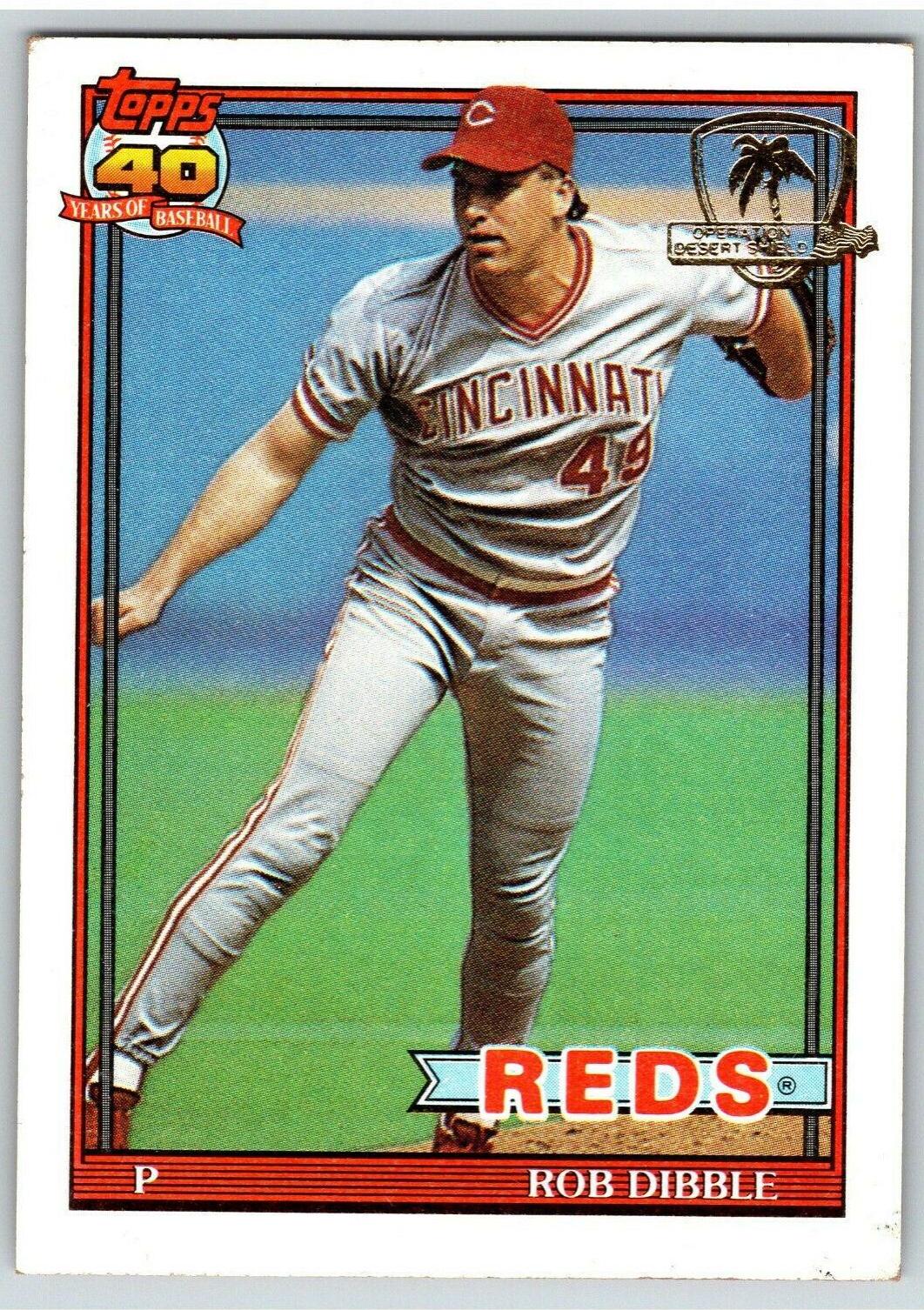 Rob Dibble #662 Prices | 1991 Topps Desert Shield | Baseball Cards