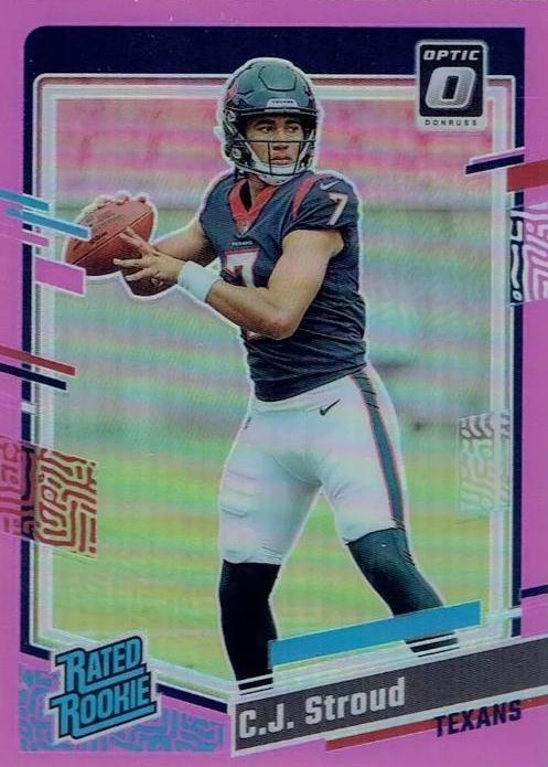 C.J. Stroud [Pink] #244 Prices [Rookie] | 2023 Panini Donruss Optic ...