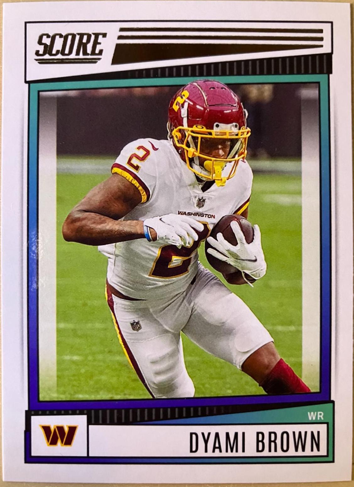 Dyami Brown #252 Prices | 2022 Panini Score | Football Cards