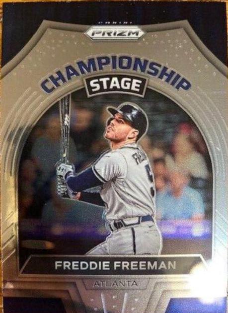 Freddie Freeman #CS-2 Prices | 2022 Panini Prizm Championship Stage ...