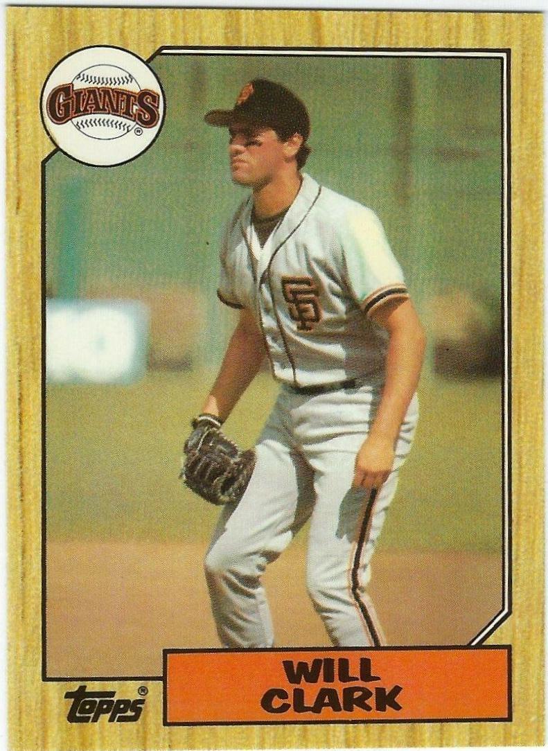 Will Clark #420 Prices [Rookie] | 1987 Topps Tiffany | Baseball Cards