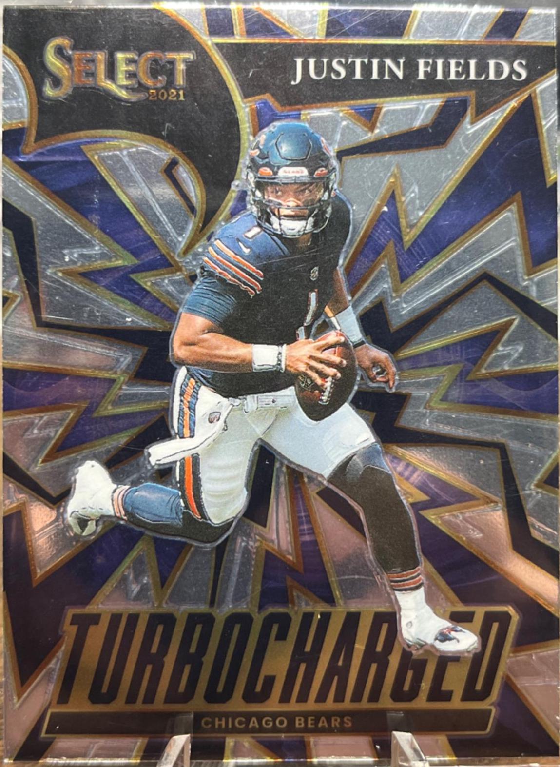Justin Fields #TUR-4 Prices | 2021 Panini Select Turbocharged ...