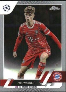 Paul Wanner #174 Prices | 2022 Topps Chrome UEFA Club Competitions ...