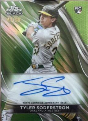 Tyler Soderstrom [Green] #CBA-TS Prices [Rookie] | 2024 Topps Chrome ...