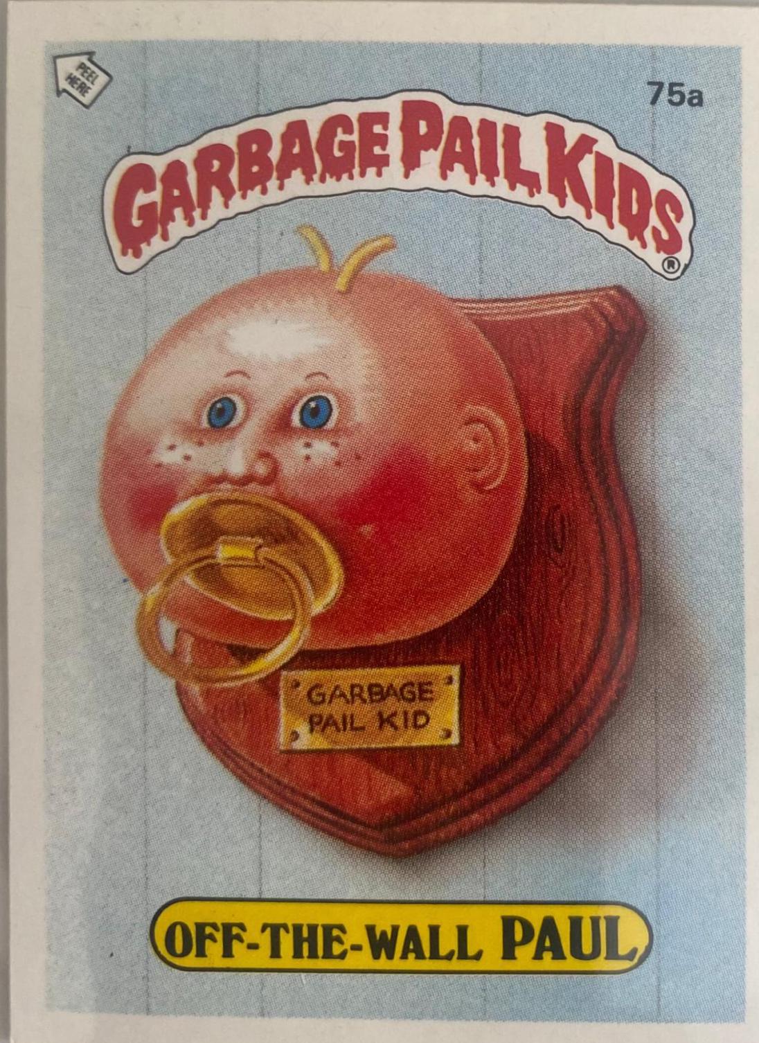 Off The Wall Paul #75A Prices | Garbage Pail Kids 1985 Mini | GPK Cards