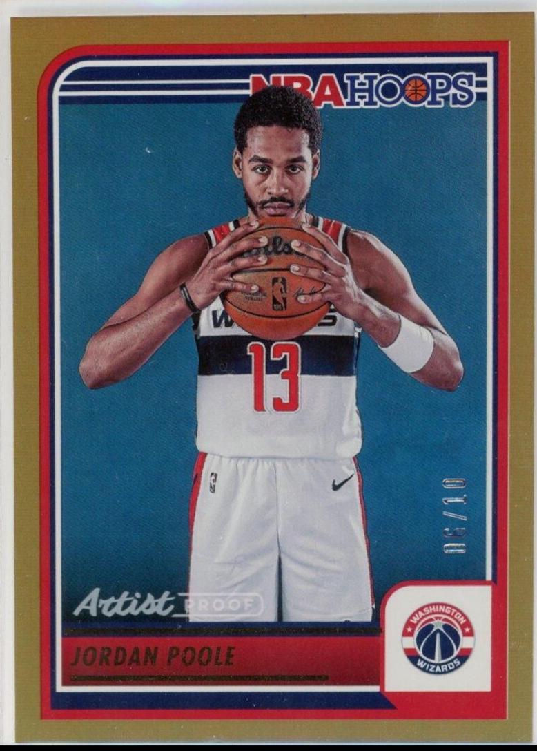 Jordan Poole [Artist Proof Gold] #137 Prices | 2023 Panini Hoops ...
