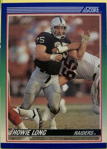 Howie Long #98 Prices | 1990 Panini Score | Football Cards