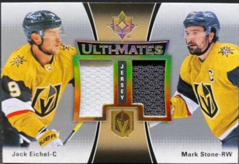 Jack Eichel / Mark Stone [Patch] #UTM-SE Prices | 2022 Upper Deck ...