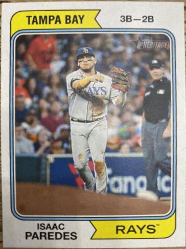 Isaac Paredes #458 Prices | 2023 Topps Heritage | Baseball Cards