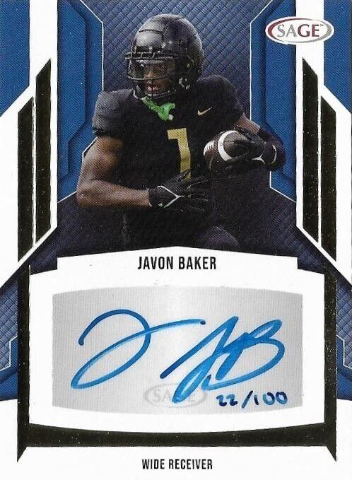 Javon Baker [Gold] #A-JB3 Prices | 2024 Sage Autographs | Football Cards