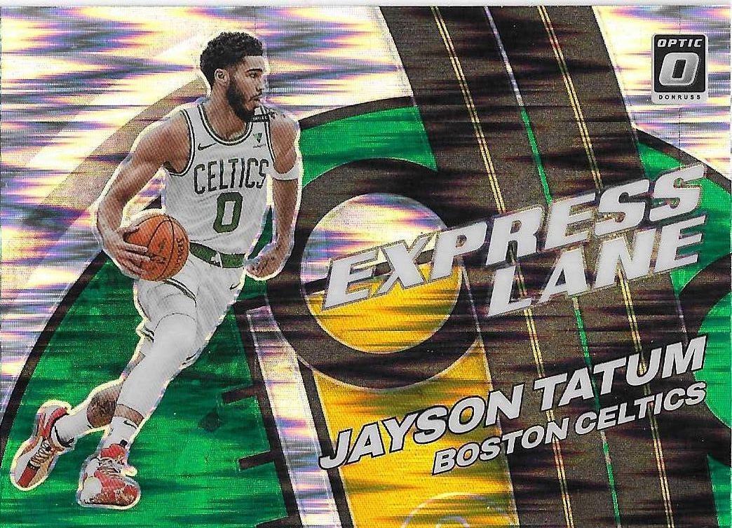 Jayson Tatum [Green Shock] #23 Prices | 2021 Panini Donruss Optic ...