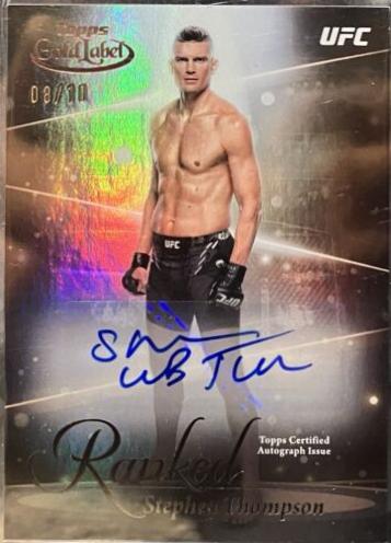 Stephen Thompson [Black] #RIK-STH Prices | 2024 Topps Gold Label UFC ...