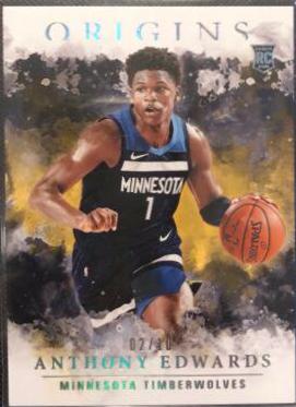 Anthony Edwards [Gold] #71 Prices | 2020 Panini Origins | Basketball Cards