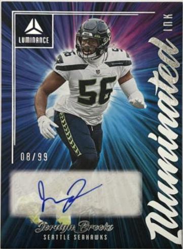 Jordyn Brooks #ILL-JOB Prices | 2022 Panini Luminance Illuminated Ink ...