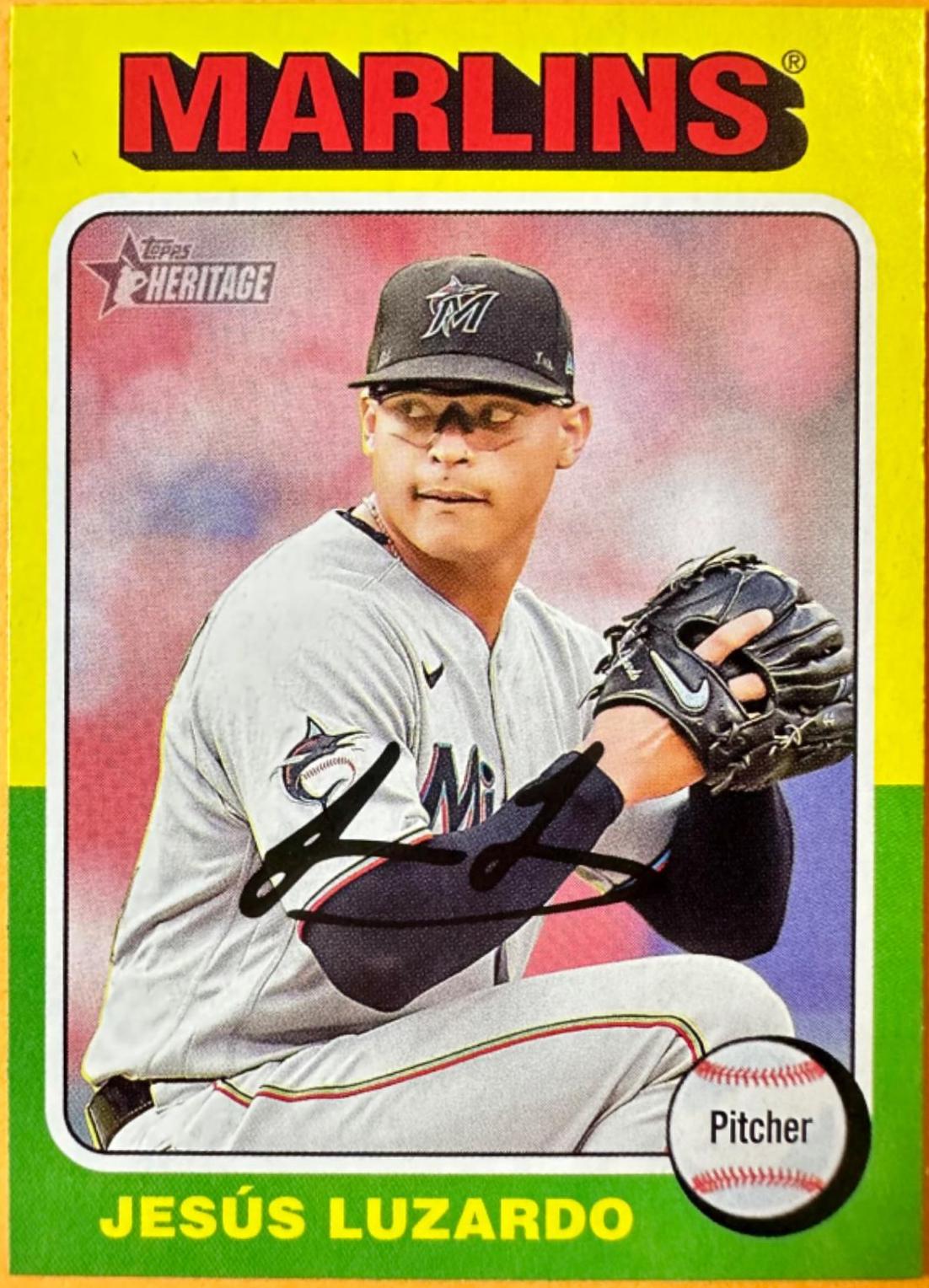 Jesus Luzardo #448 Prices | 2024 Topps Heritage | Baseball Cards