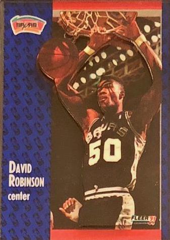 David Robinson [3-D Wrapper Redemption] #187 Prices | 1991 Fleer ...