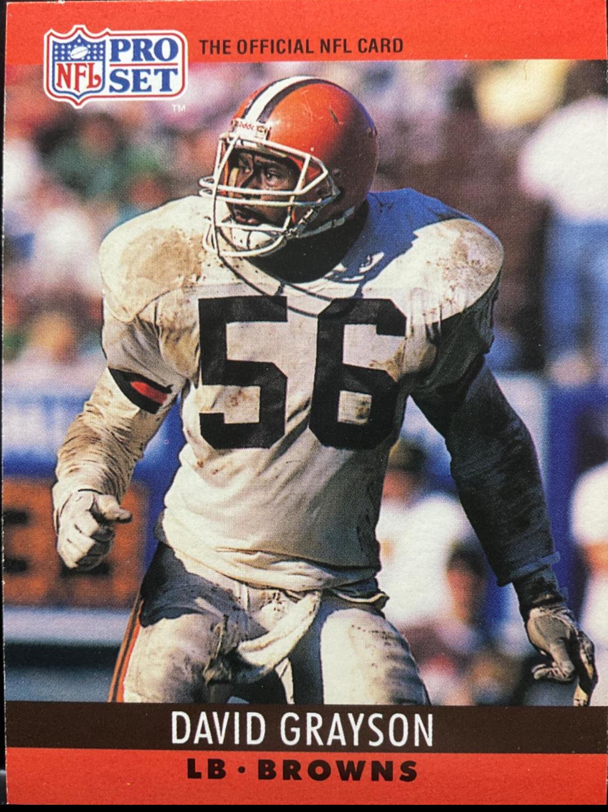 David Grayson #71 Prices [Rookie] | 1990 Pro Set | Football Cards