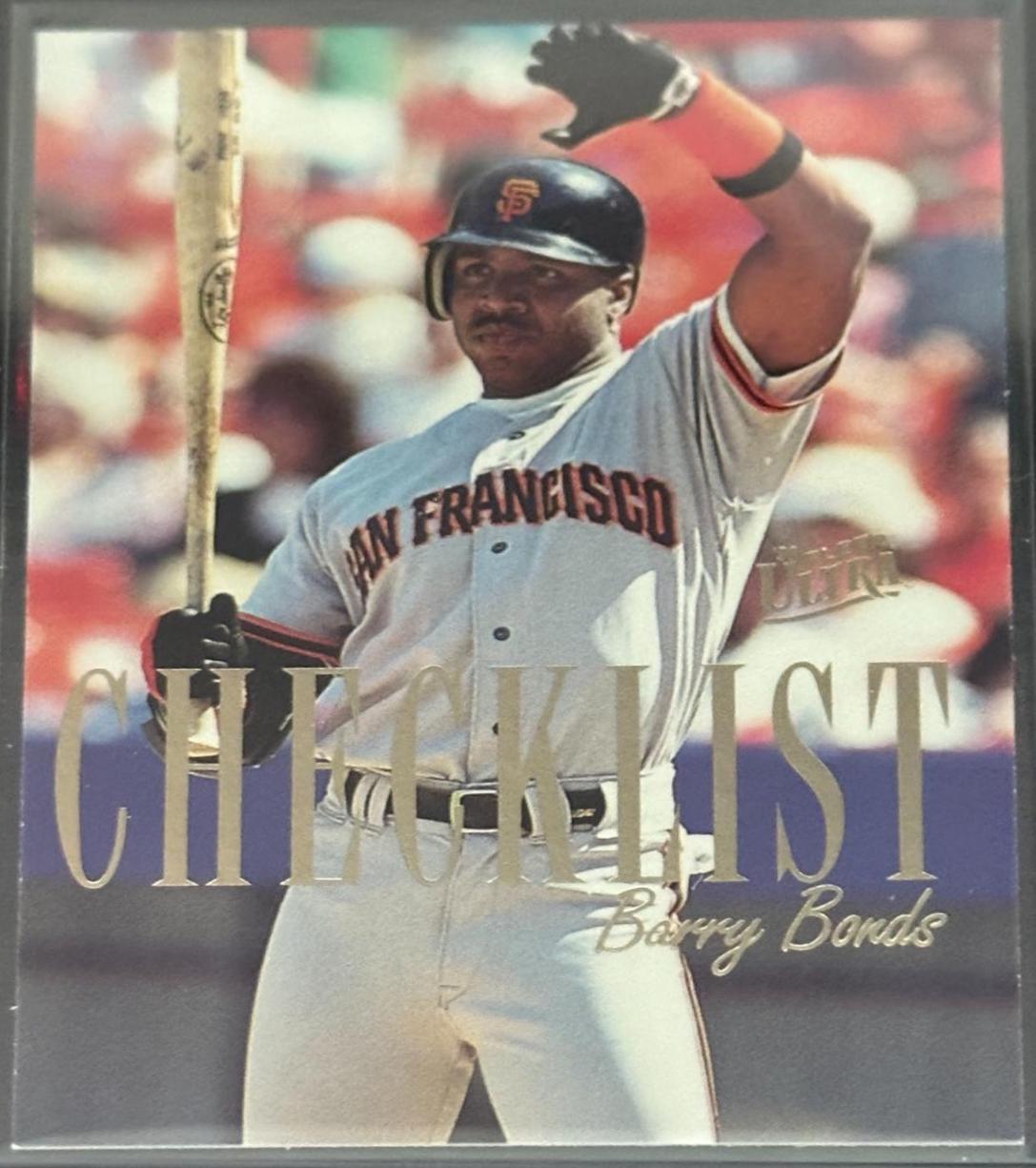 Checklist [Barry Bonds] #2 Prices | 1995 Ultra | Baseball Cards
