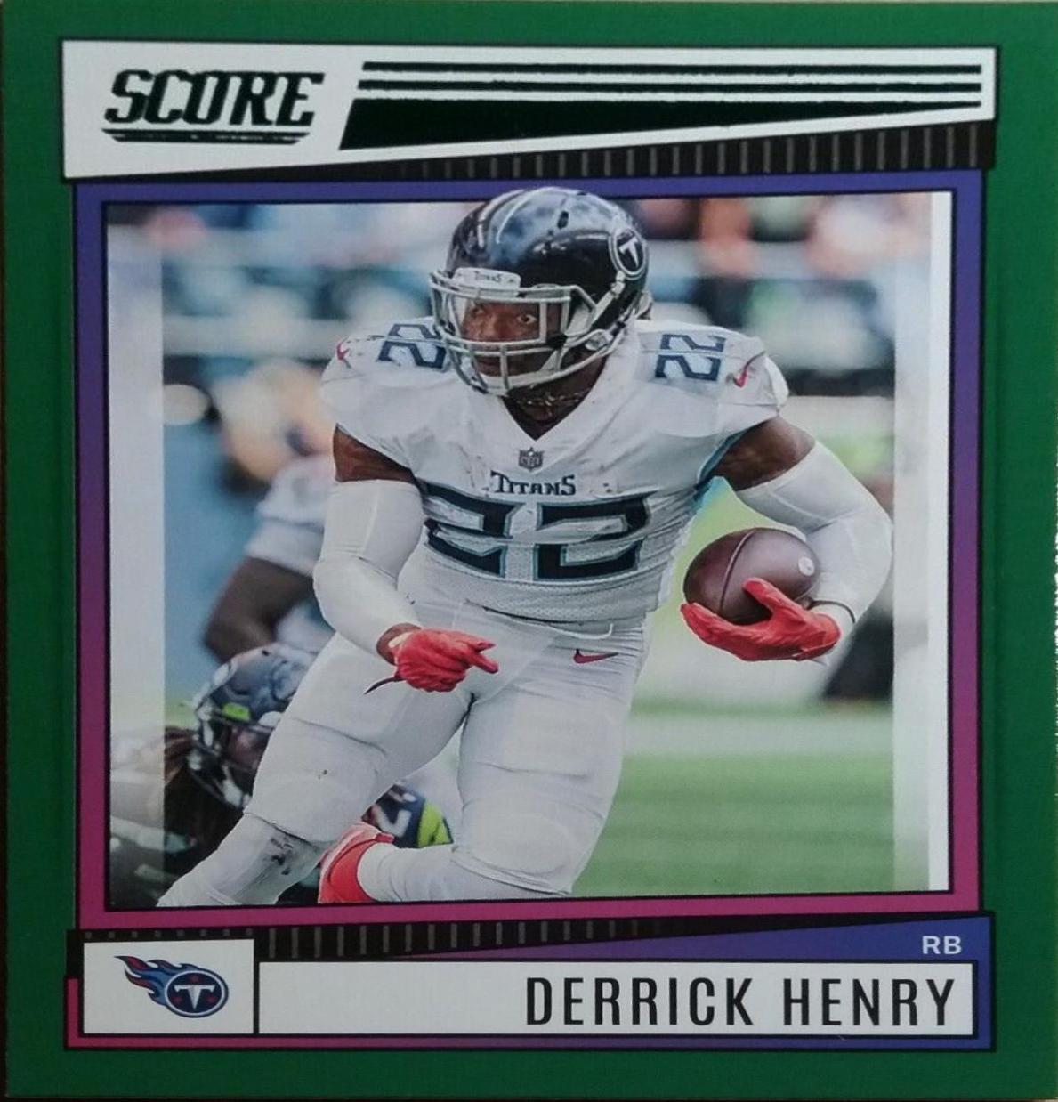 Derrick Henry [Green] #31 Prices | 2022 Panini Score | Football Cards