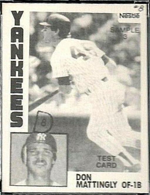 Don Mattingly #8 Prices [Rookie] | 1984 Topps Nestle | Baseball Cards
