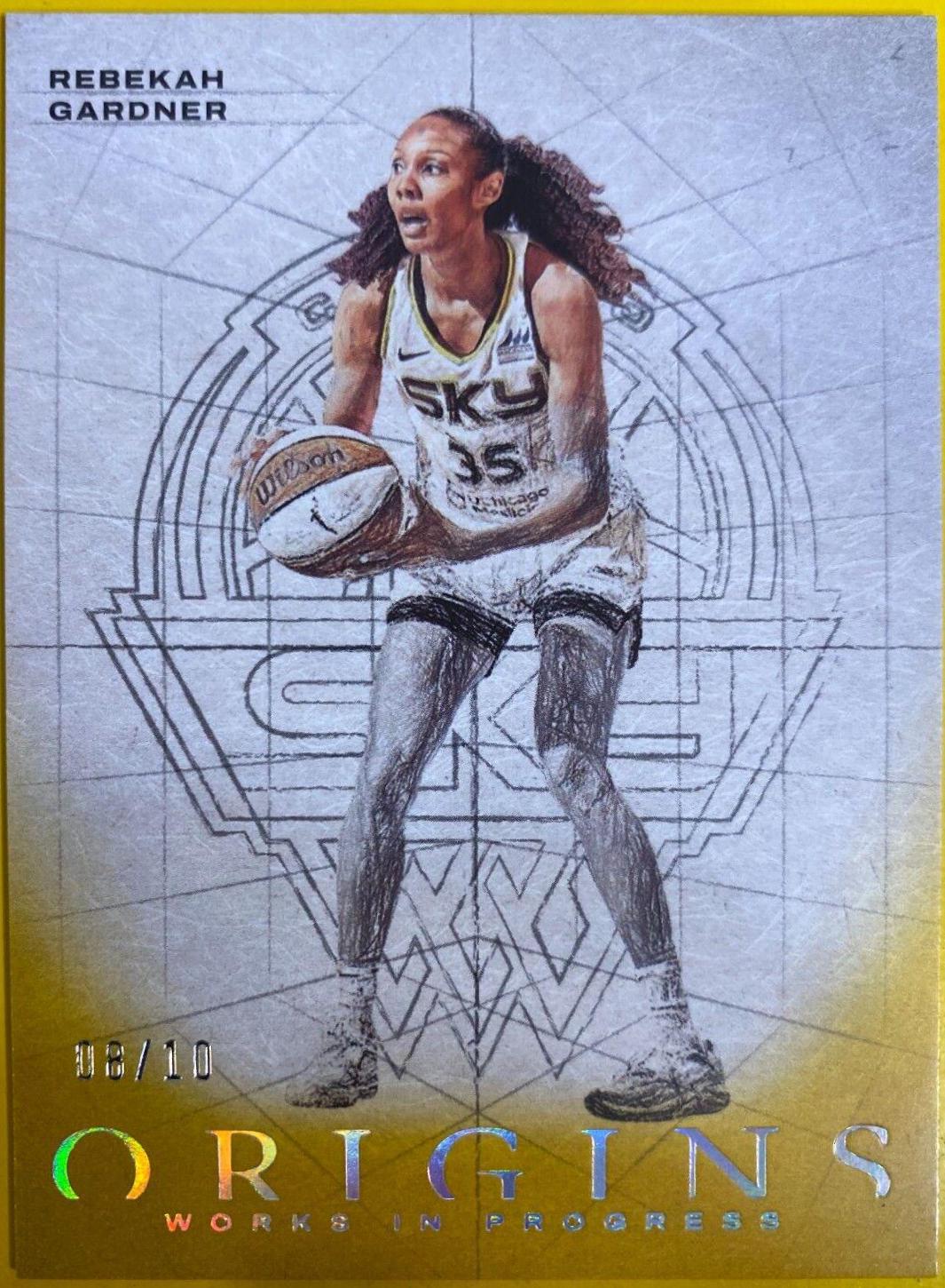 Rebekah Gardner [Gold] #10 Prices | 2023 Panini Origins WNBA Works in ...