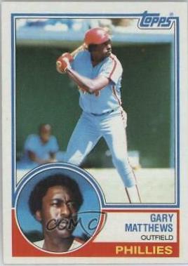 Gary Matthews #780 Prices | 1983 Topps | Baseball Cards