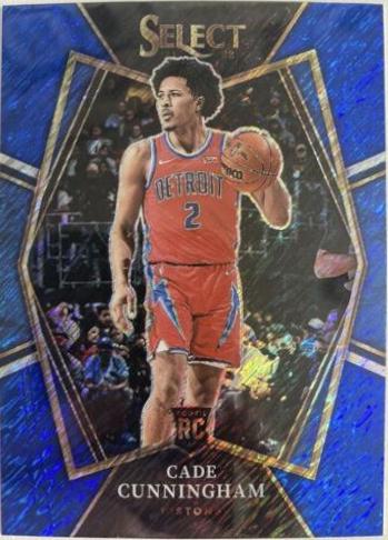 Cade Cunningham [Blue Shimmer] #116 Prices | 2021 Panini Select ...