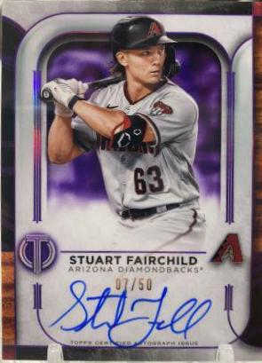 Stuart Fairchild [Purple] #TA-SFA Prices | 2022 Topps Tribute ...