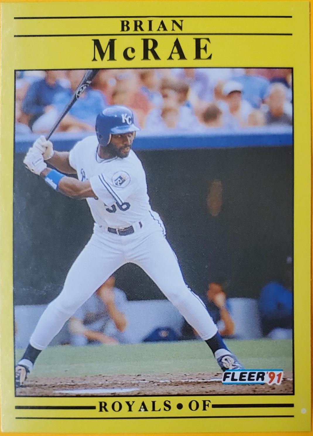 Brian McRae #563 Prices [Rookie] | 1991 Fleer | Baseball Cards