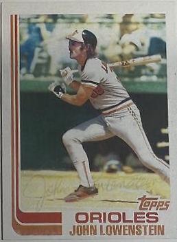 John Lowenstein [Blackless] #747 Prices | 1982 Topps | Baseball Cards