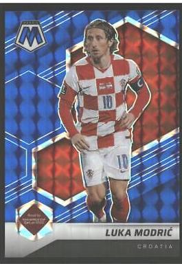 Luka Modric [Blue Mosaic] #195 Prices | 2021 Panini Mosaic Road to FIFA ...