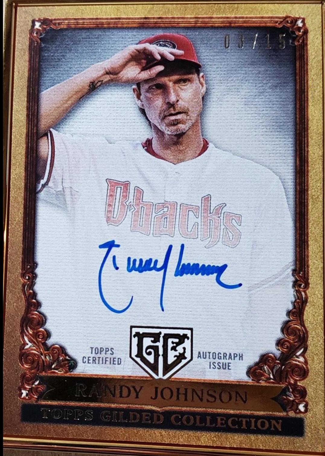 Randy Johnson #GOG-RJO Prices | 2023 Topps Gilded Collection Gallery of ...