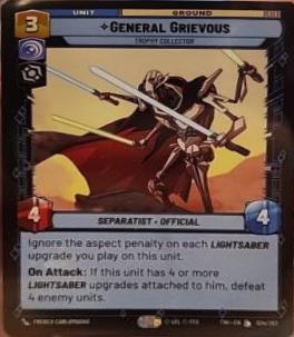 General Grievous - Trophy Collector #34 Prices | Star Wars Unlimited ...