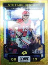 Stetson Bennett IV [Dots Gold] #313 Prices | 2023 Panini Score | Football Cards