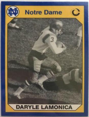 Daryle Lamonica #116 Prices | 1990 Notre Dame Collegiate Collection ...