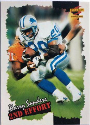 Barry Sanders #244 Prices | 1996 Panini Score | Football Cards
