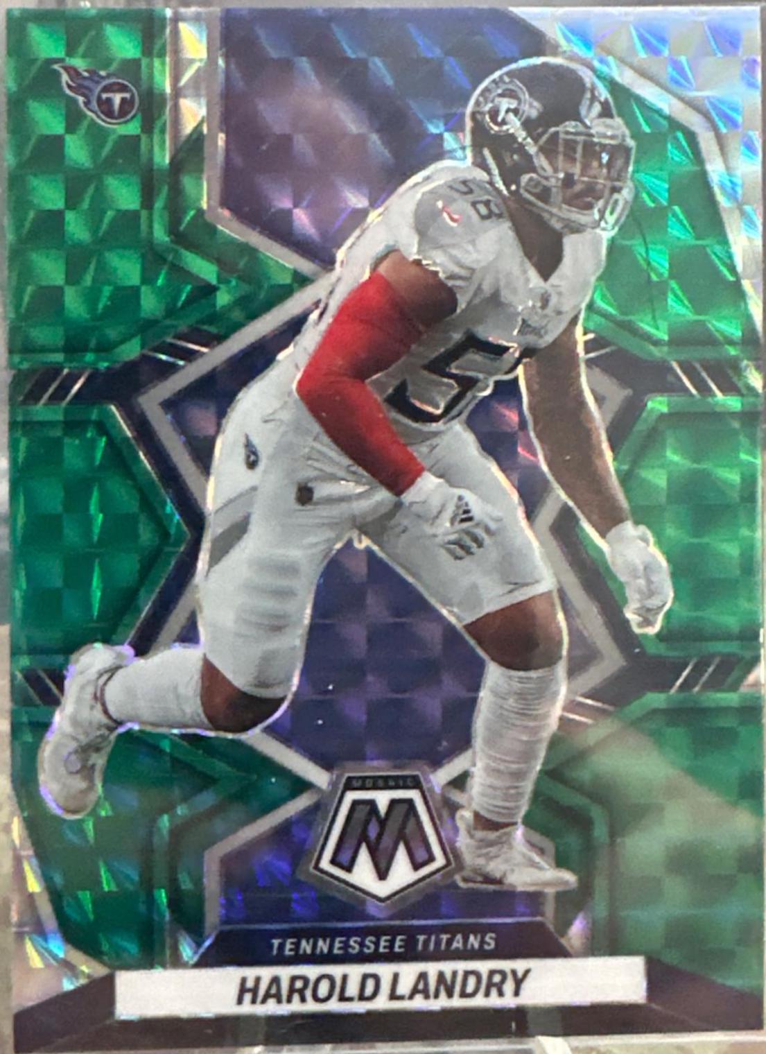 Harold Landry [Green] #229 Prices | 2022 Panini Mosaic | Football Cards