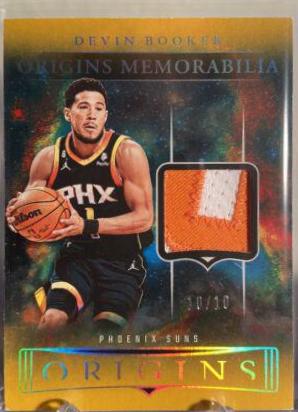 Devin Booker [Gold] #12 Prices | 2023 Panini Origins Memorabilia ...