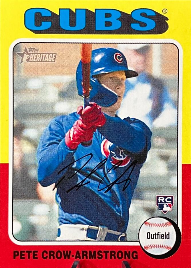 Pete Crow-Armstrong #177 Prices [Rookie] | 2024 Topps Heritage ...