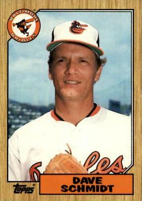 Dave Schmidt #110T Prices | 1987 Topps Traded | Baseball Cards