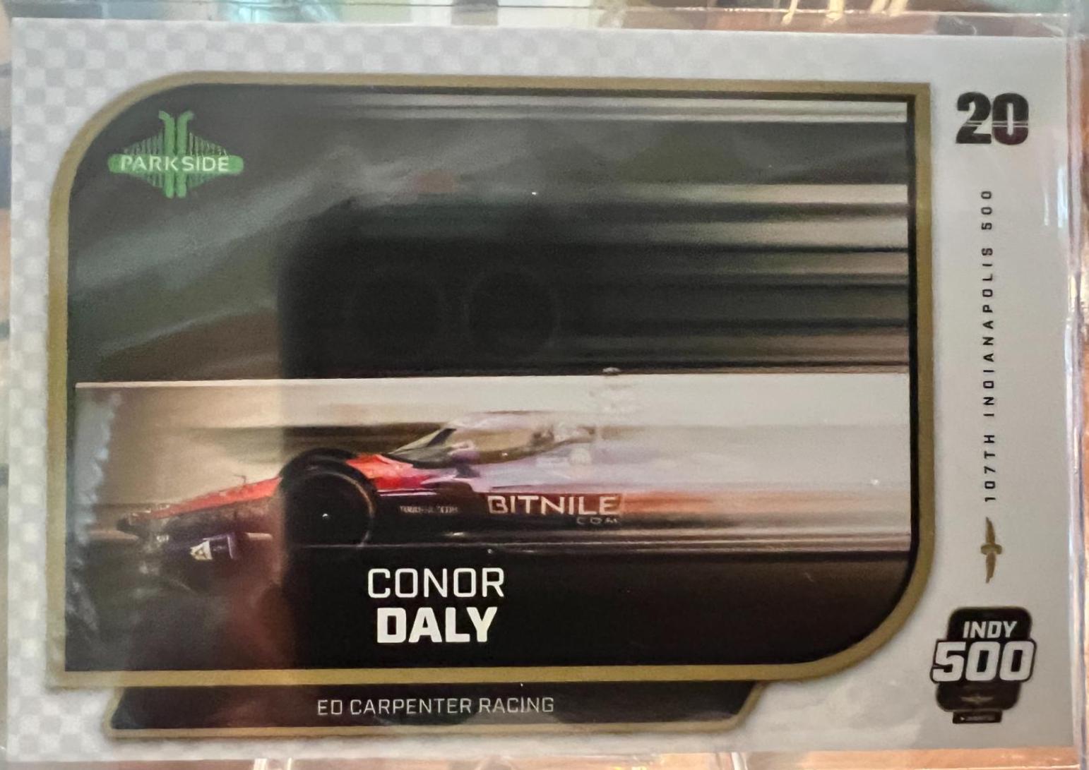 Conor Daly #135 Prices | 2024 Parkside NTT IndyCar | F1 & NASCAR ...